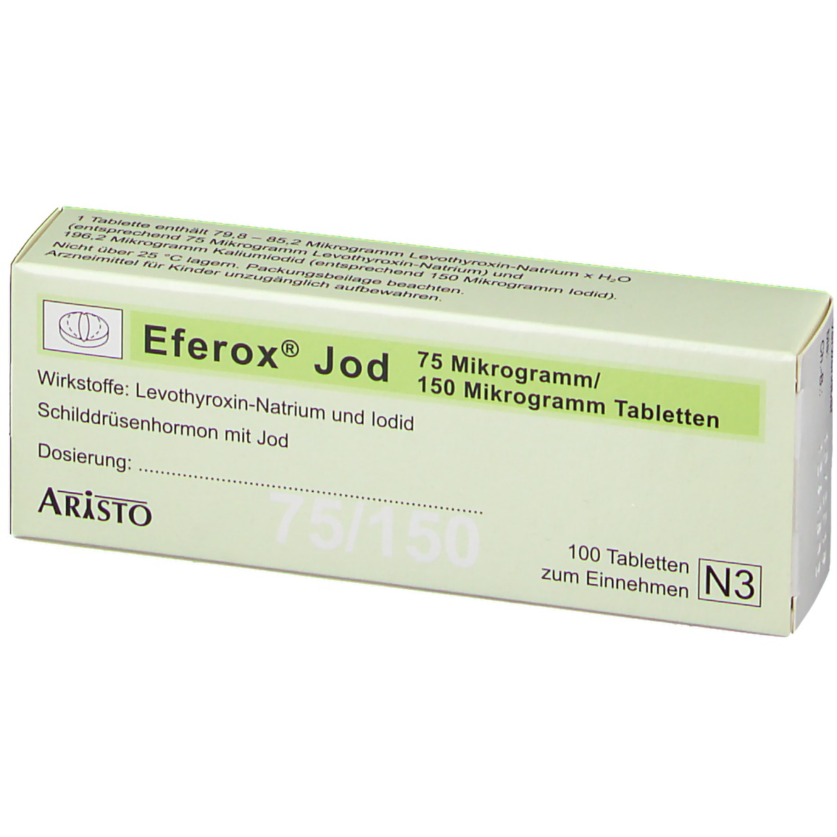 EFEROX Jod 75 µg/150 µg 100 St - shop-apotheke.com