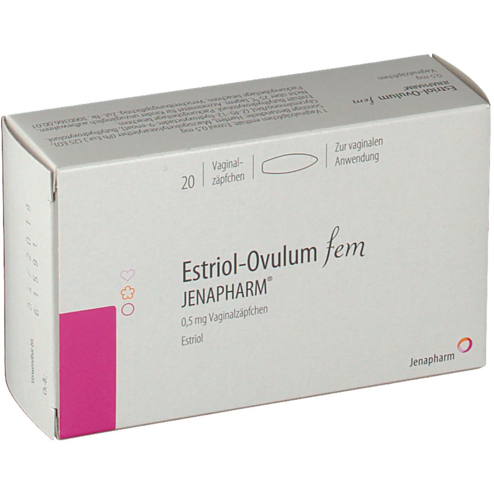 Estriol Ovulum Fem Jenapharm Vaginalzäpfchen 20 St - shop-apotheke.com