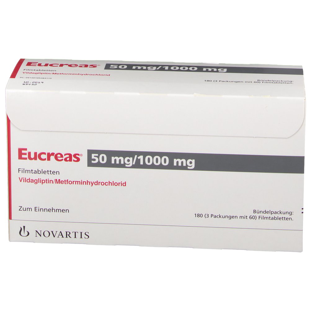 EUCREAS 50 mg/1000 mg Filmtabletten 3X60 St - shop-apotheke.com