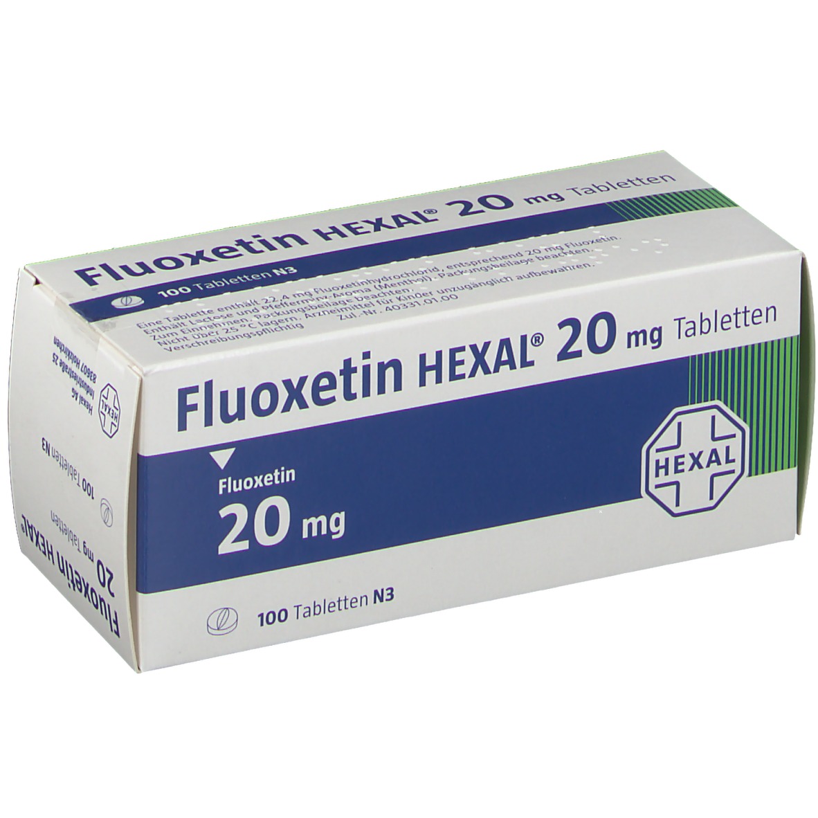 Fluoxetin HEXAL® 20 mg Tabletten 100 St - shop-apotheke.com