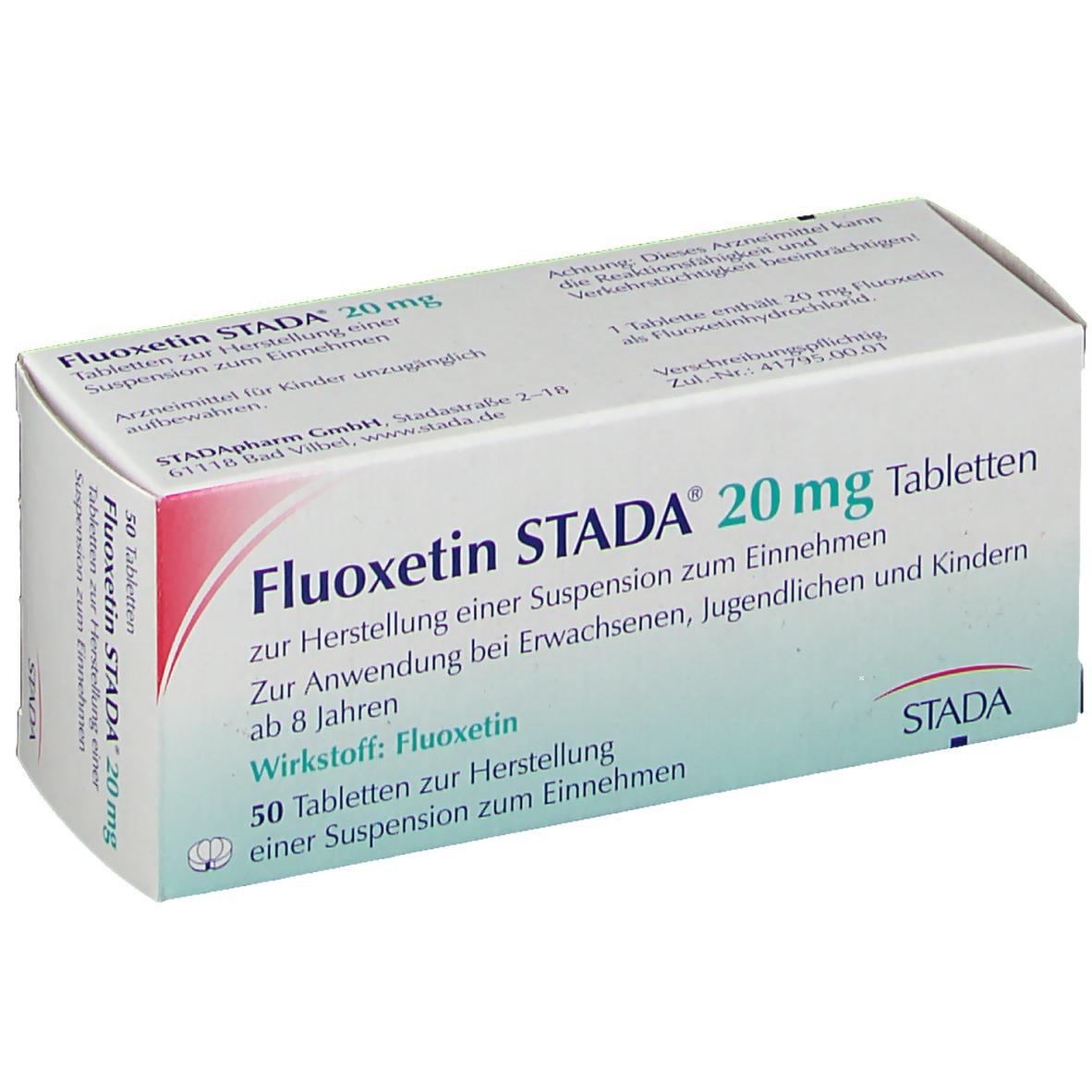 Fluoxetin Stada 20 mg Tabl. 50 St - shop-apotheke.com