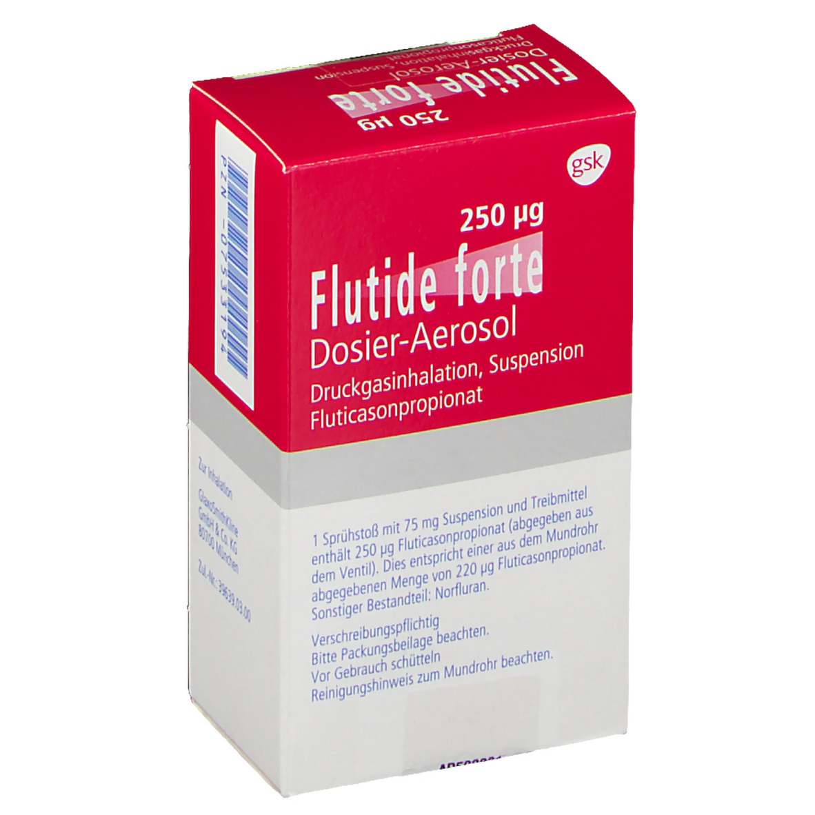 Flutide® forte 250 µg Dosier-Aerosol 120 Hub 1 St - shop-apotheke.com