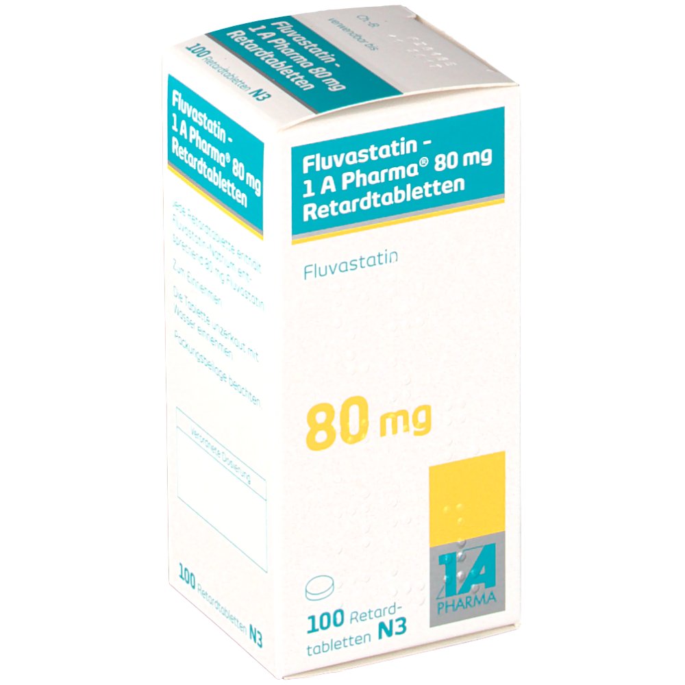 Fluvastatin 1 A Pharma 80 mg Retardtabletten 100 St - shop-apotheke.com