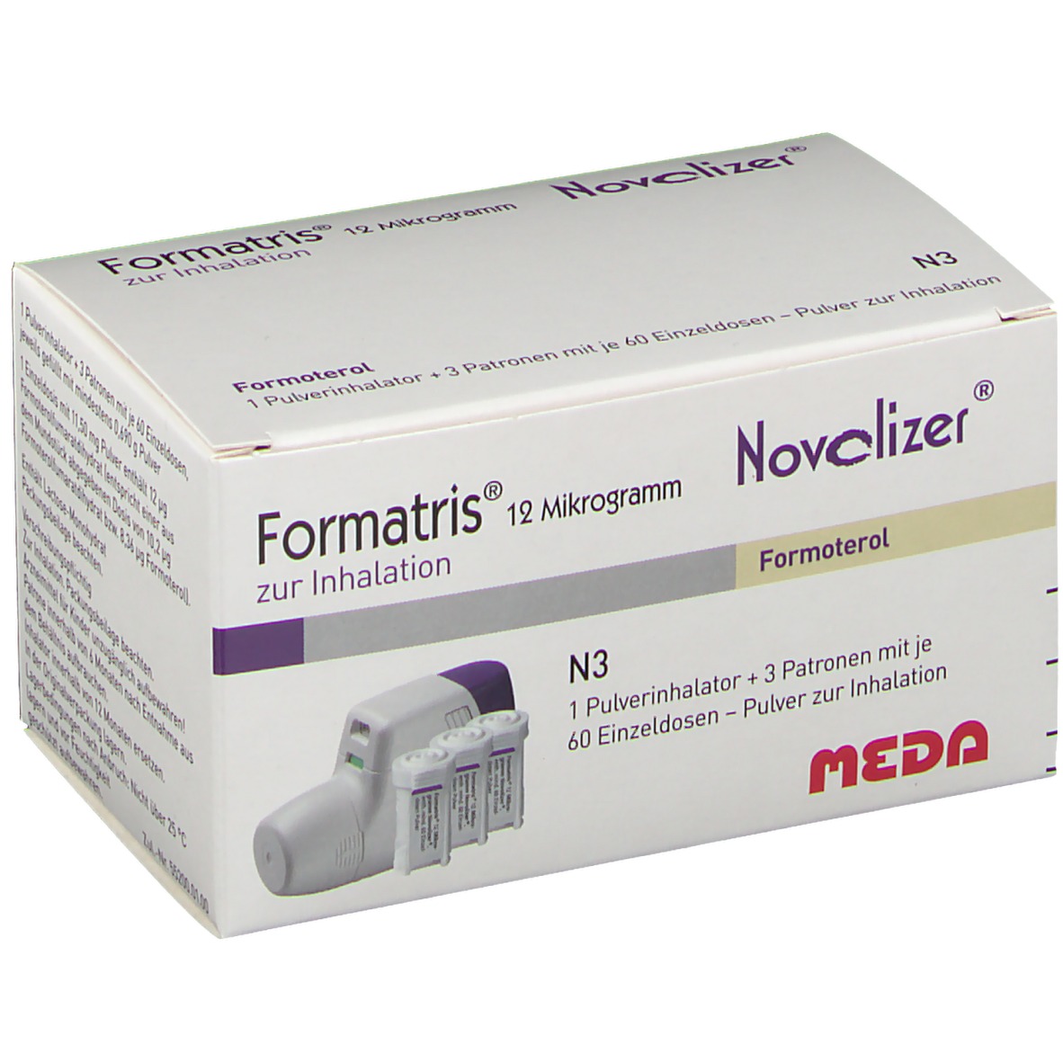 FORMATRIS 12µg Novolizer 3x60 ED Inhalator+Patrone 3 St - shop-apotheke.com