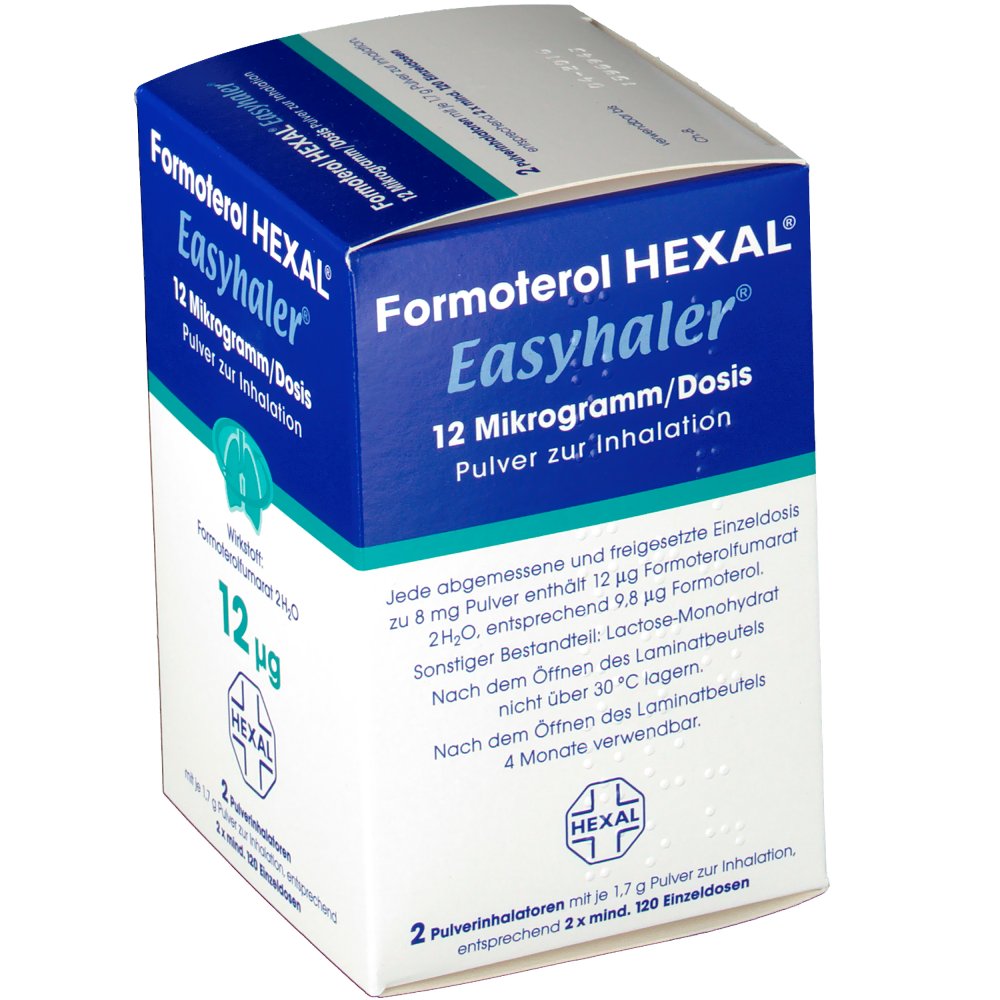 Formoterol 12 µg/Dos 120 Hub Inhalationspulver 2 St - shop-apotheke.com