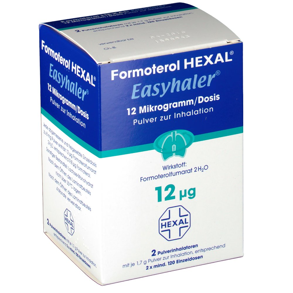Formoterol 12 µg/Dos 120 Hub Inhalationspulver 2 St - shop-apotheke.com