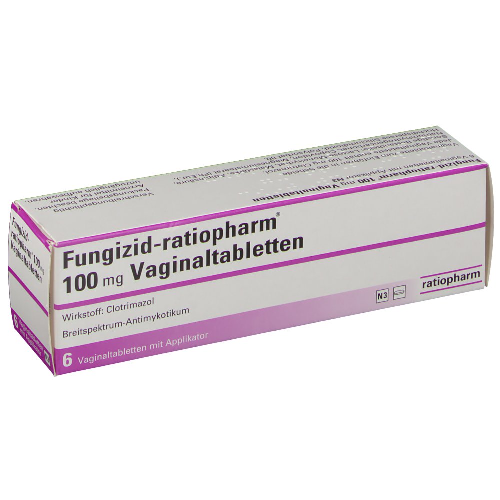 Fungizid ratiopharm 100 Vaginaltabl. 6 St - shop-apotheke.com