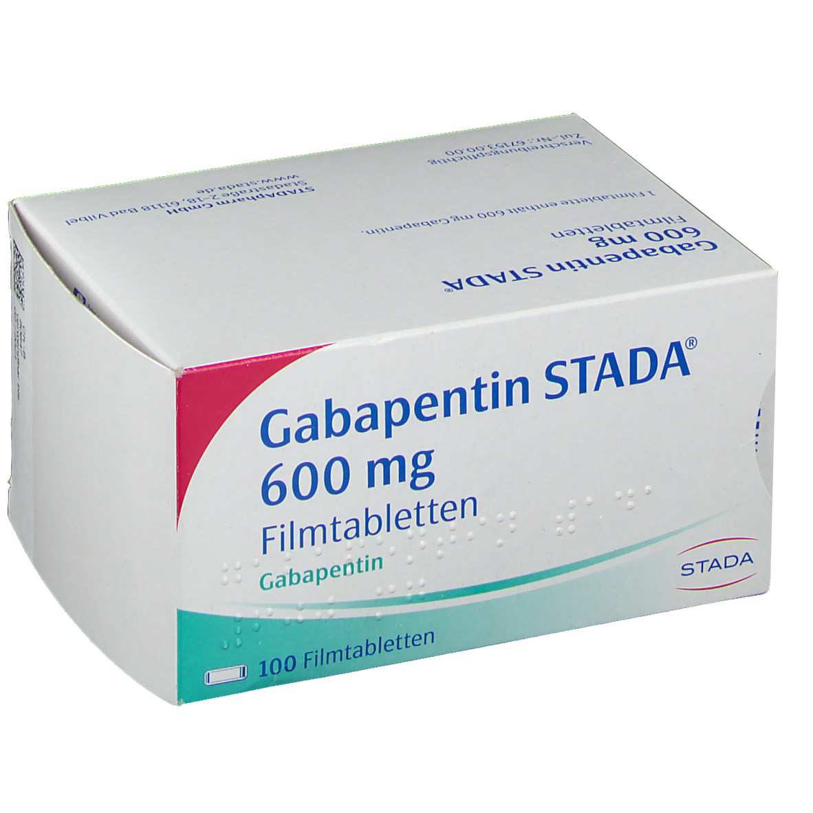 GABAPENTIN STADA 600 mg Filmtabletten 100 St - shop-apotheke.com