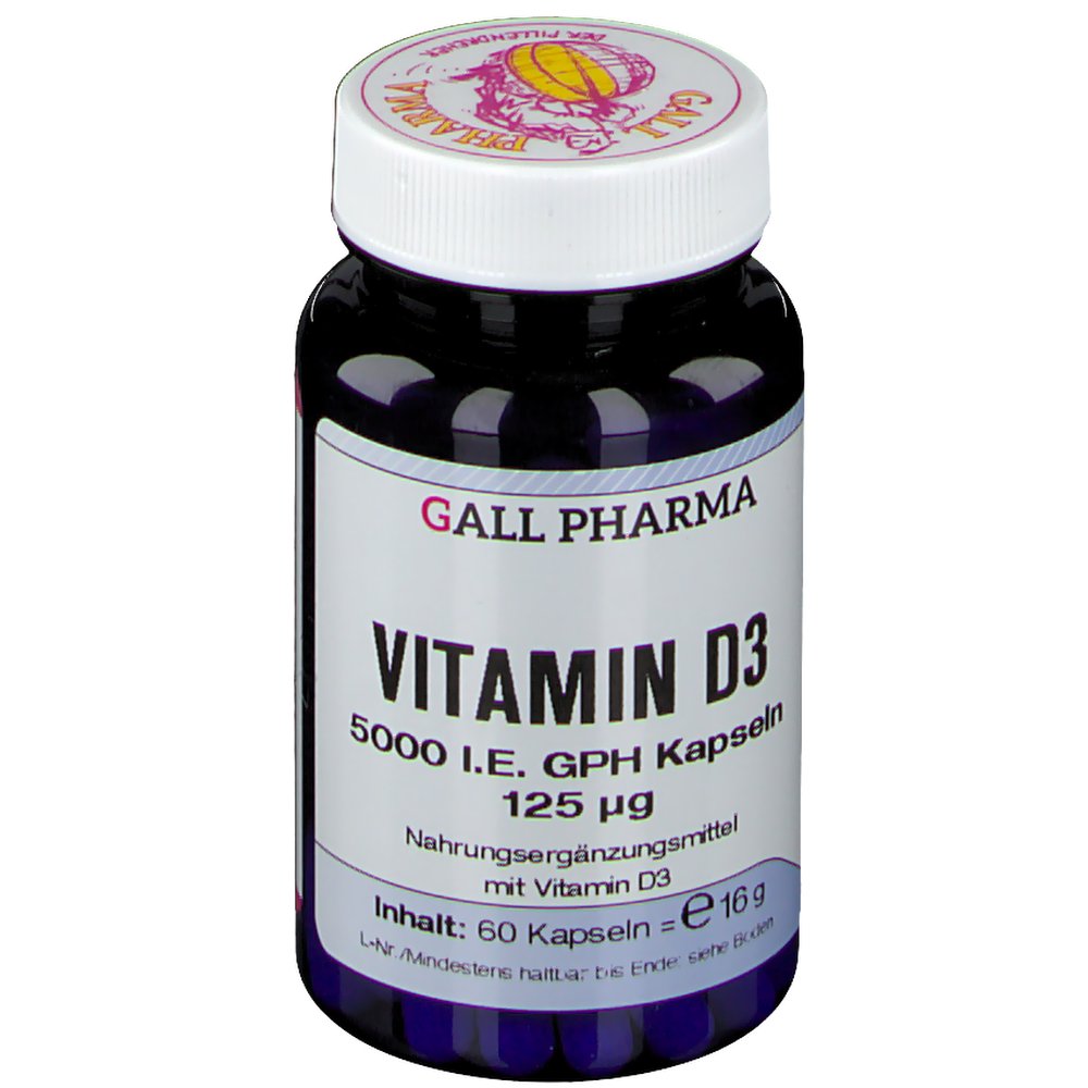 GALL PHARMA VITAMIN D3 125 µg GPH Kapseln 60 St - shop-apotheke.com