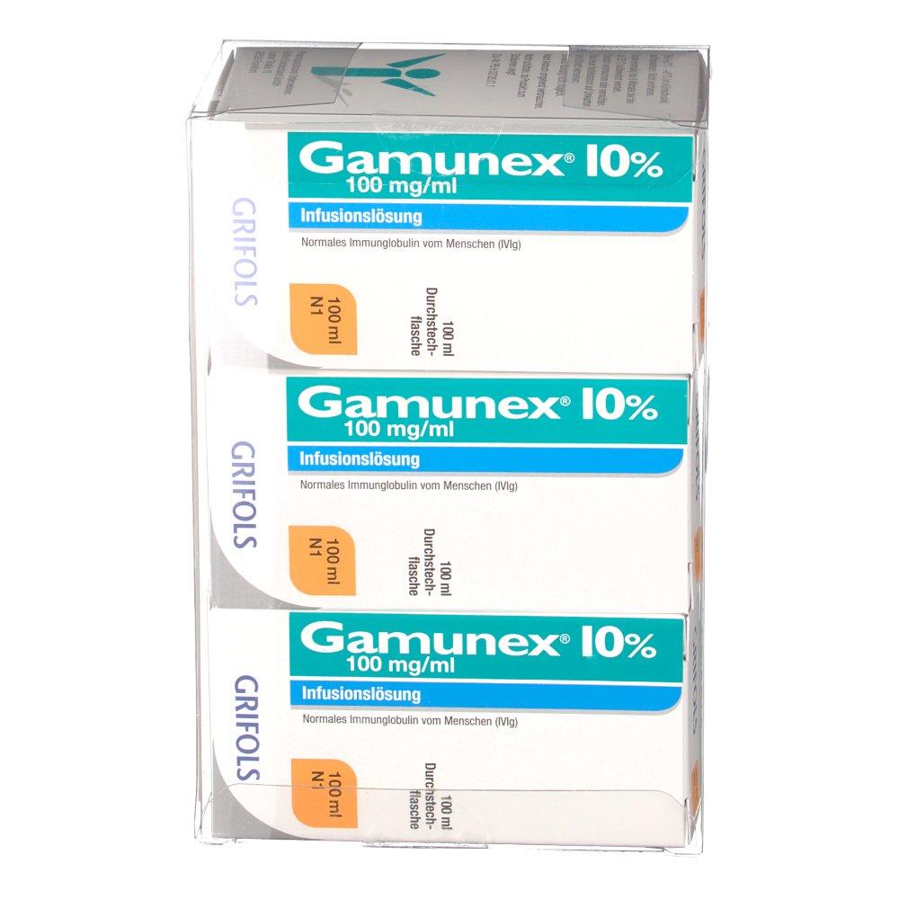 GAMUNEX 10 % 100 ml 3X100 ml - shop-apotheke.com