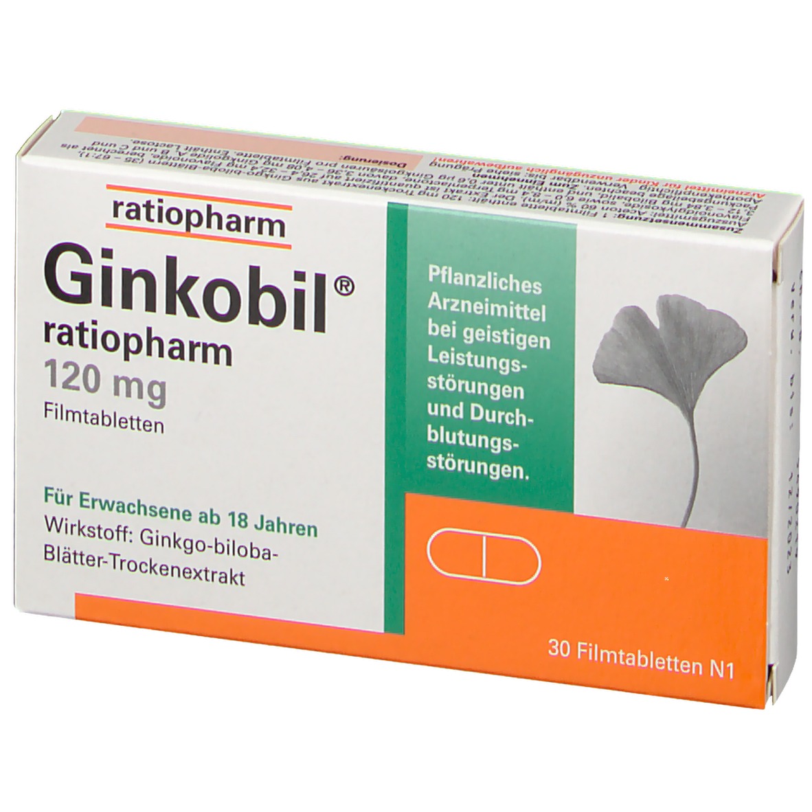 Ginkobil® ratiopharm 120 mg 30 St - shop-apotheke.com