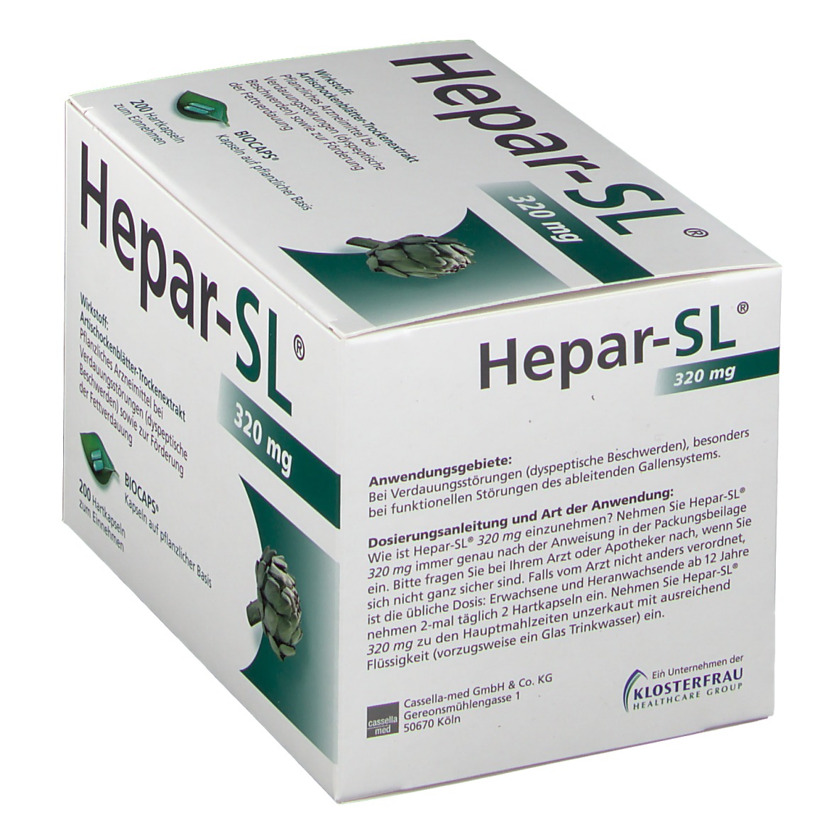 Hepar-SL® 320 mg 200 St - shop-apotheke.com