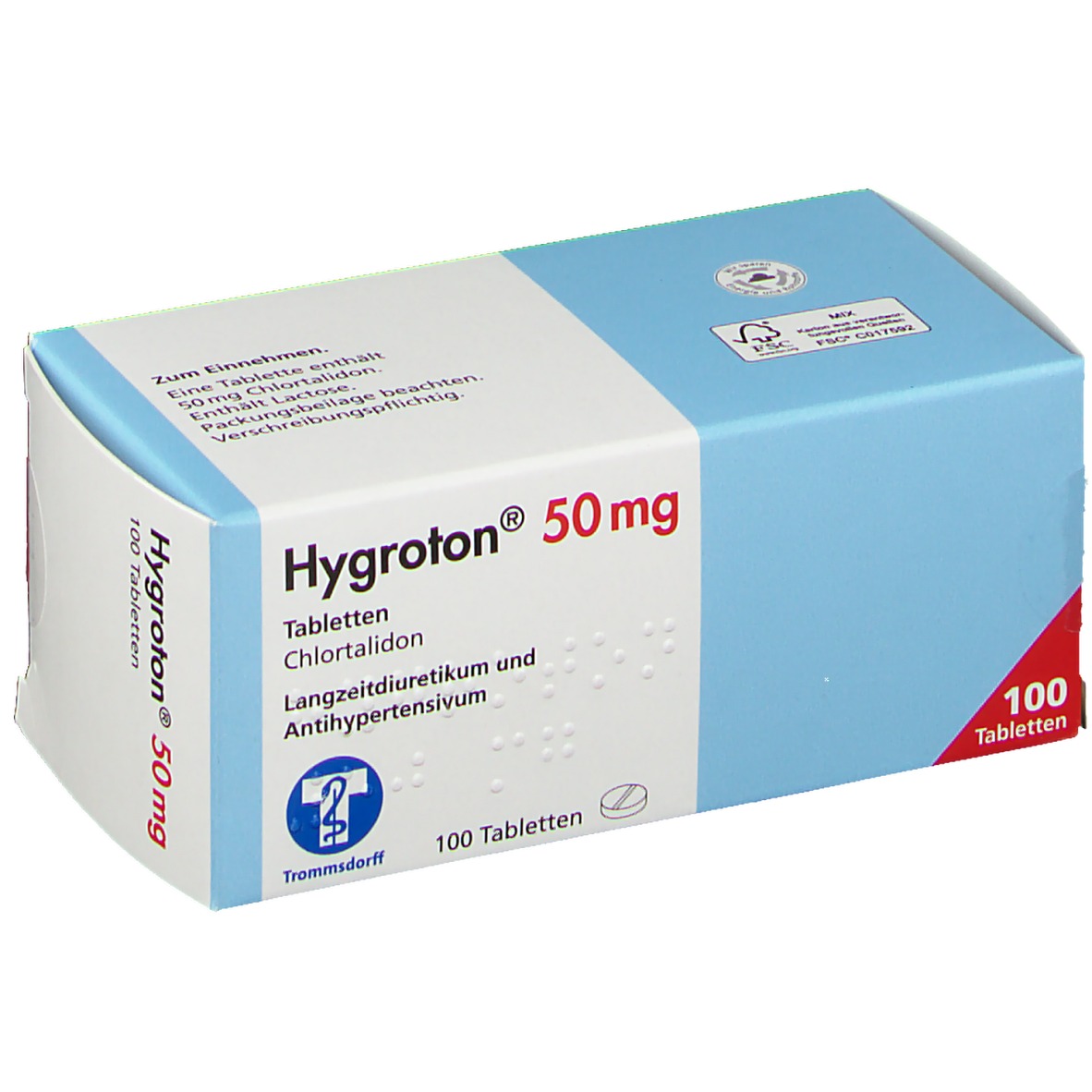 Hygroton 50 Tabl. 100 St - shop-apotheke.com