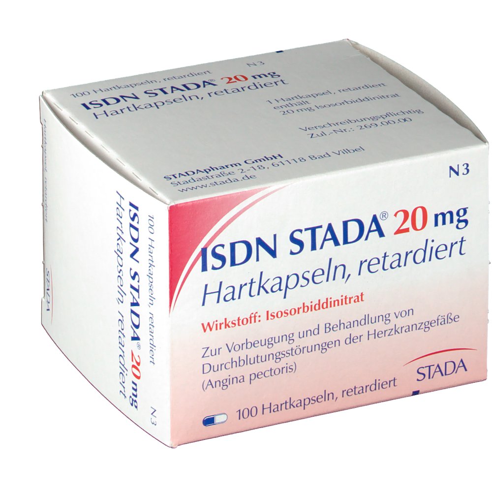 Isdn Stada 20 retard Kapseln 100 St - shop-apotheke.com