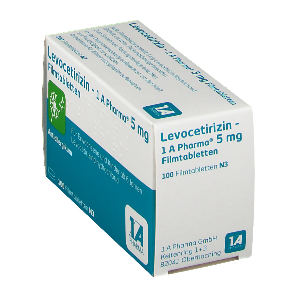 Levocetirizin - 1 A Pharma 100 St - shop-apotheke.com