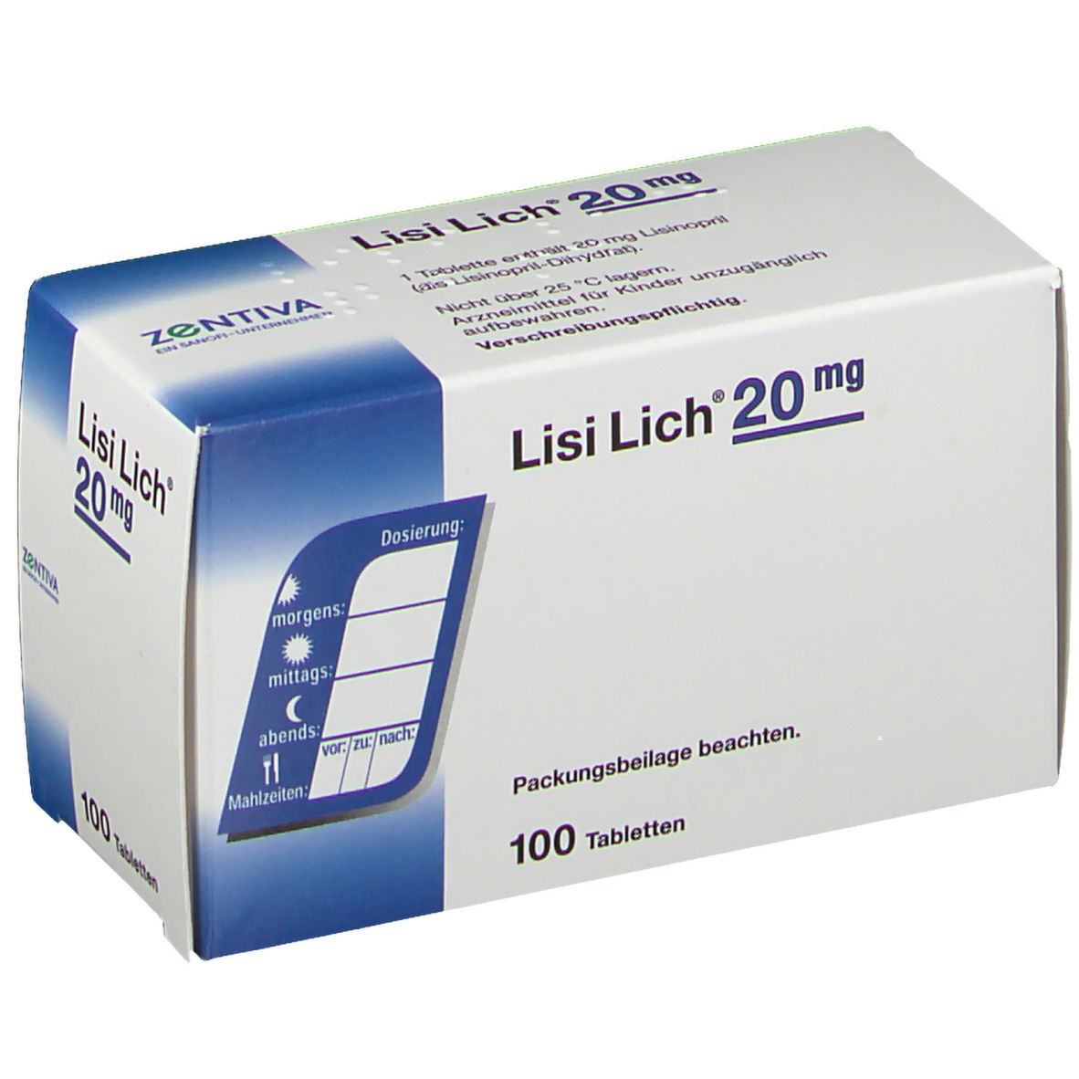 Lisilich 20 mg Tabl. 100 St - shop-apotheke.com