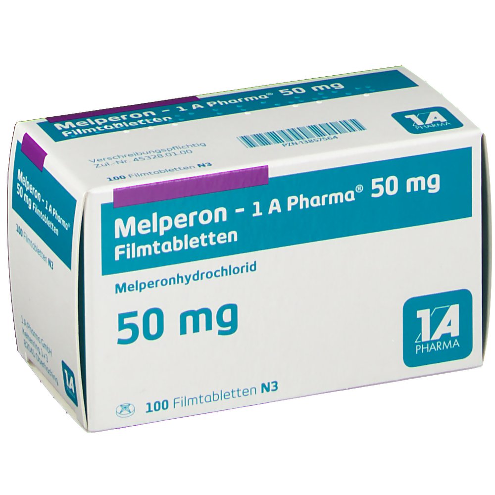 MELPERON-1A Pharma 50 mg Filmtabletten 100 St - shop-apotheke.com