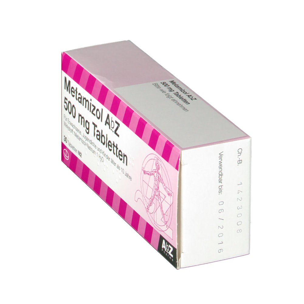 METAMIZOL AbZ 500 mg Tabletten 30 St - shop-apotheke.com