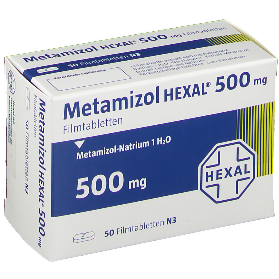 Metamizol Hexal Filmtabletten 50 St - shop-apotheke.com