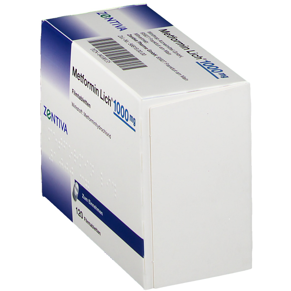 Metformin Lich® 1000 mg 120 St - shop-apotheke.com