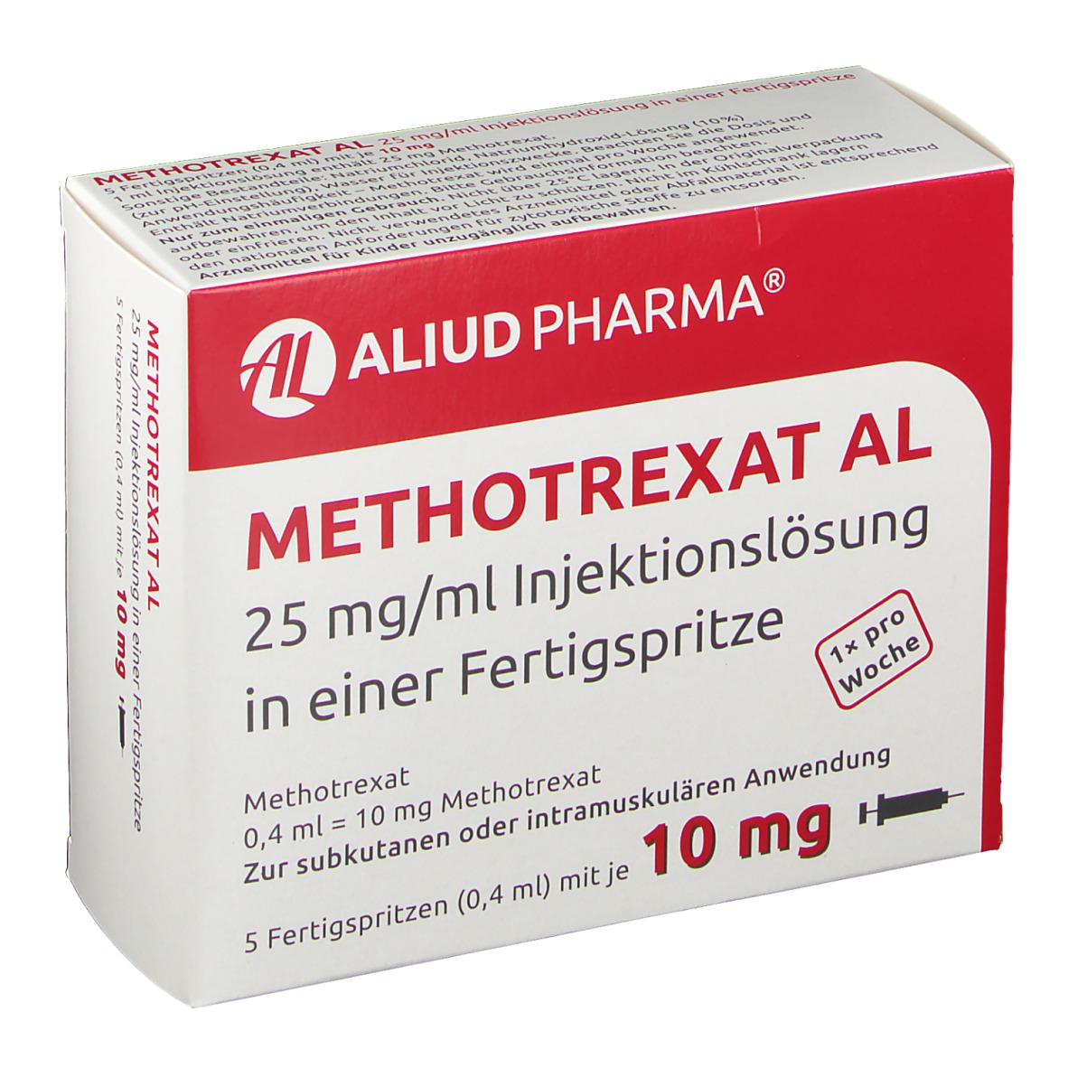 METHOTREXAT AL 25mg/ml Inj.Lsg.i.e.FER 10mg/0,4ml 5 St - shop-apotheke.com