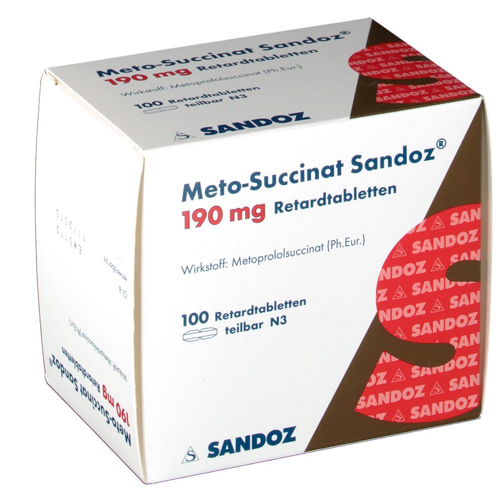 METO SUCCINAT Sandoz 190 mg 100 St - shop-apotheke.com