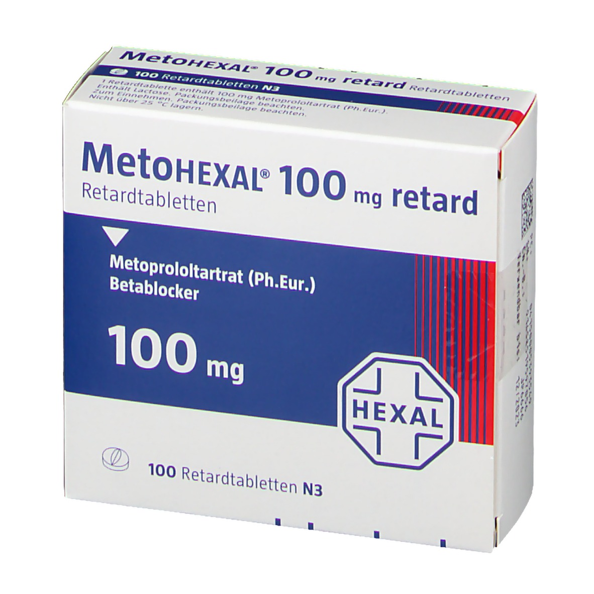 Metohexal 100 Retardtabletten 100 St - shop-apotheke.com
