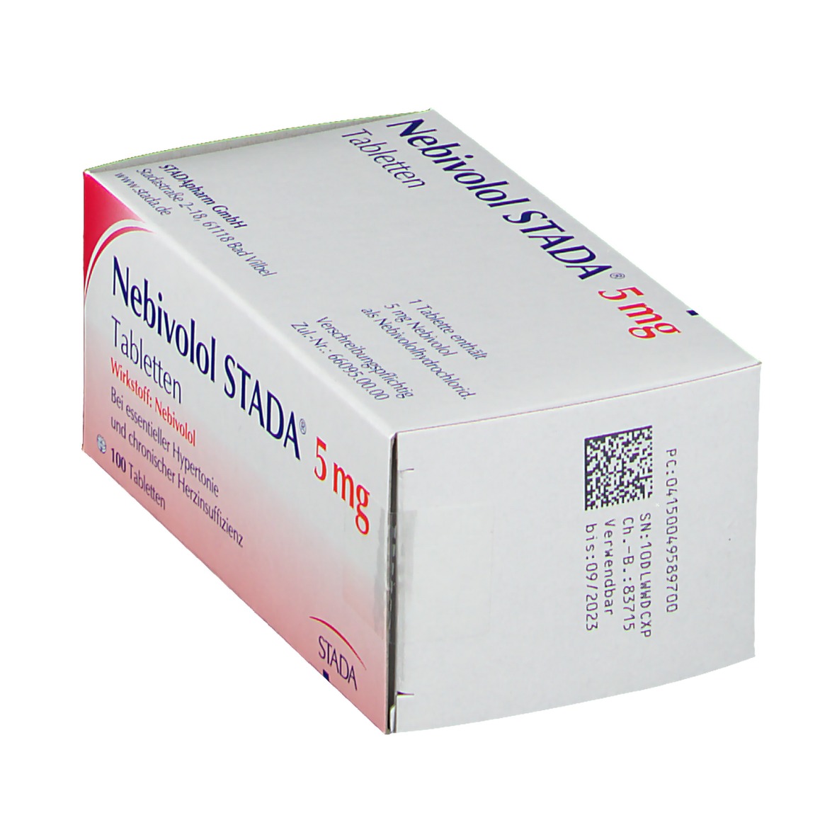 Nebivolol Stada 5 mg Tabletten 100 St - shop-apotheke.com