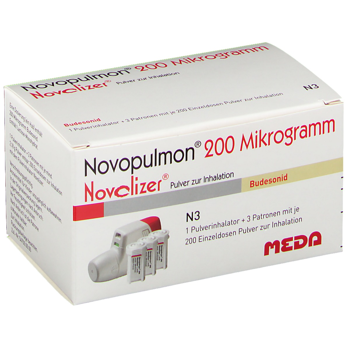 NOVOPULMON 200 Novolizer Inhalator + Patrone 3X200 St - shop-apotheke.com