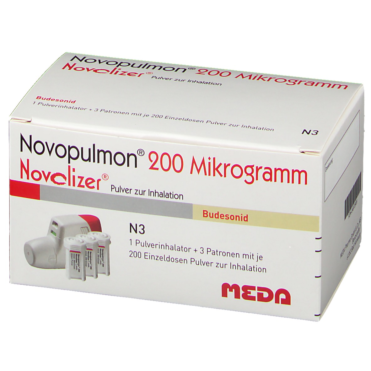 NOVOPULMON 200 Novolizer Inhalator + Patrone 3X200 St - shop-apotheke.com