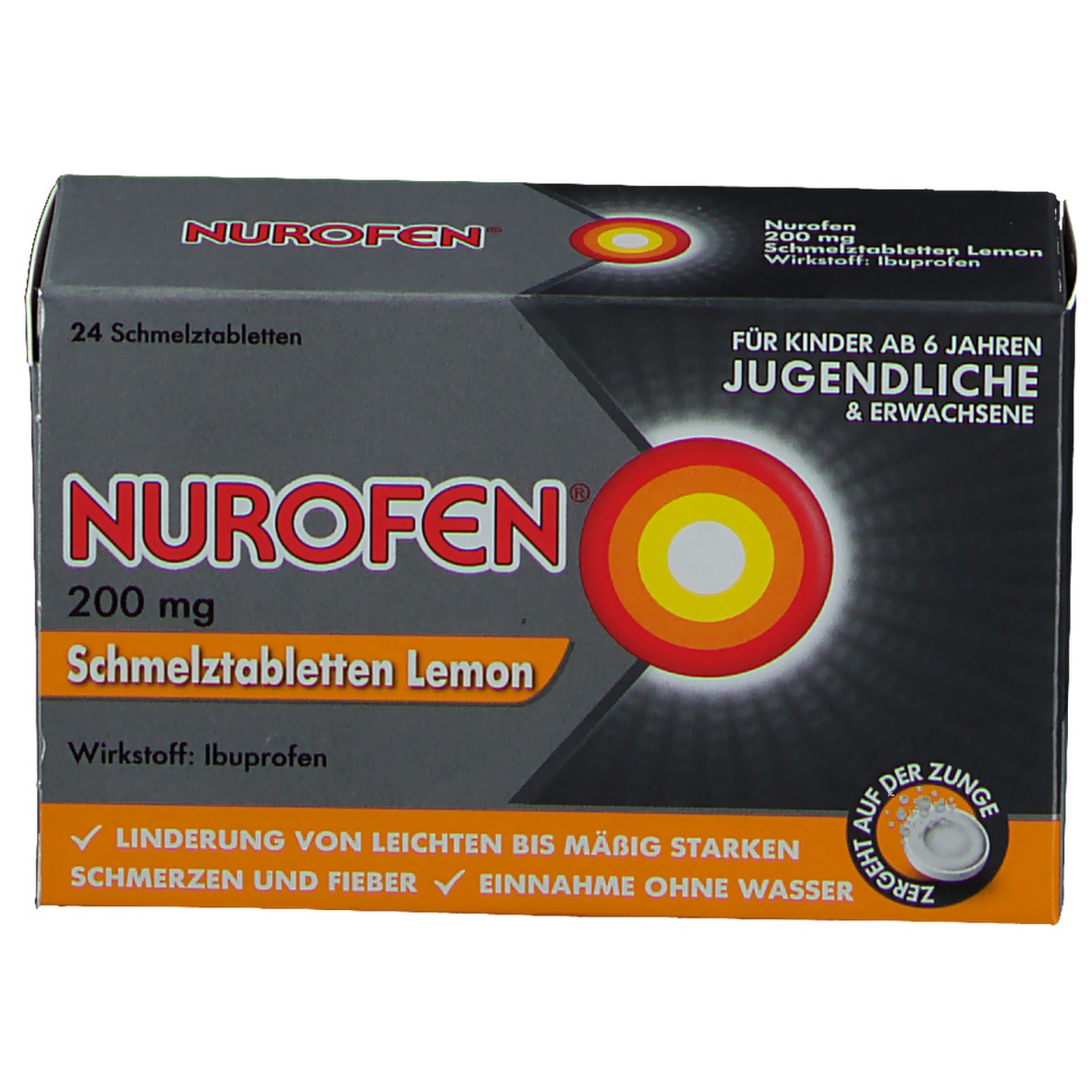 Nurofen® 200 mg Schmelztabletten Lemon 24 St - shop-apotheke.com