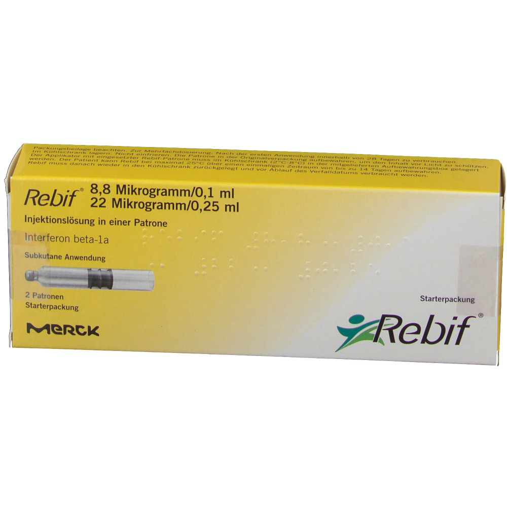 REBIF 8,8 µg/0,1ml+22 µg/0,25ml 2 St - shop-apotheke.com