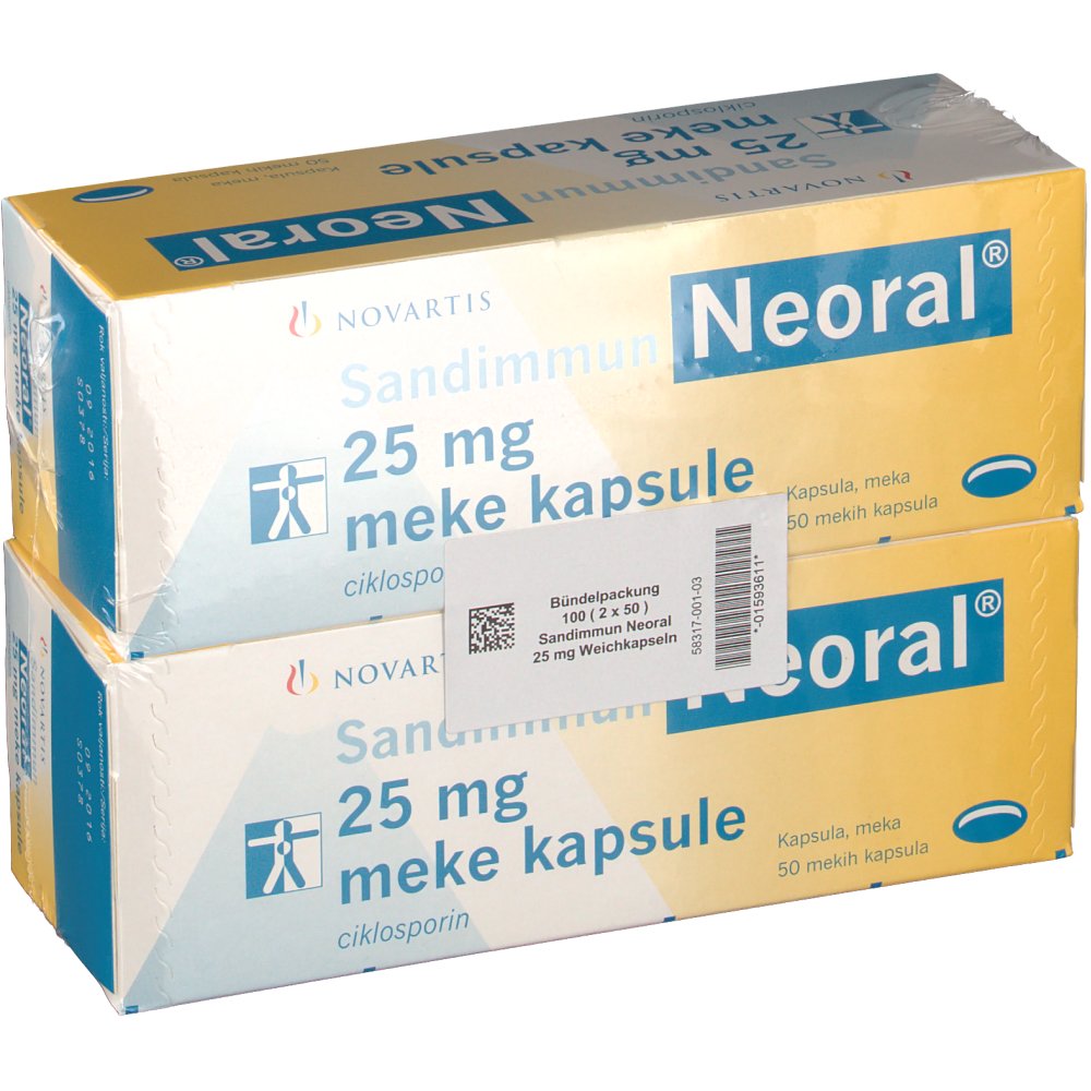 SANDIMMUN Neoral 25 mg Kapseln 100 St - shop-apotheke.com