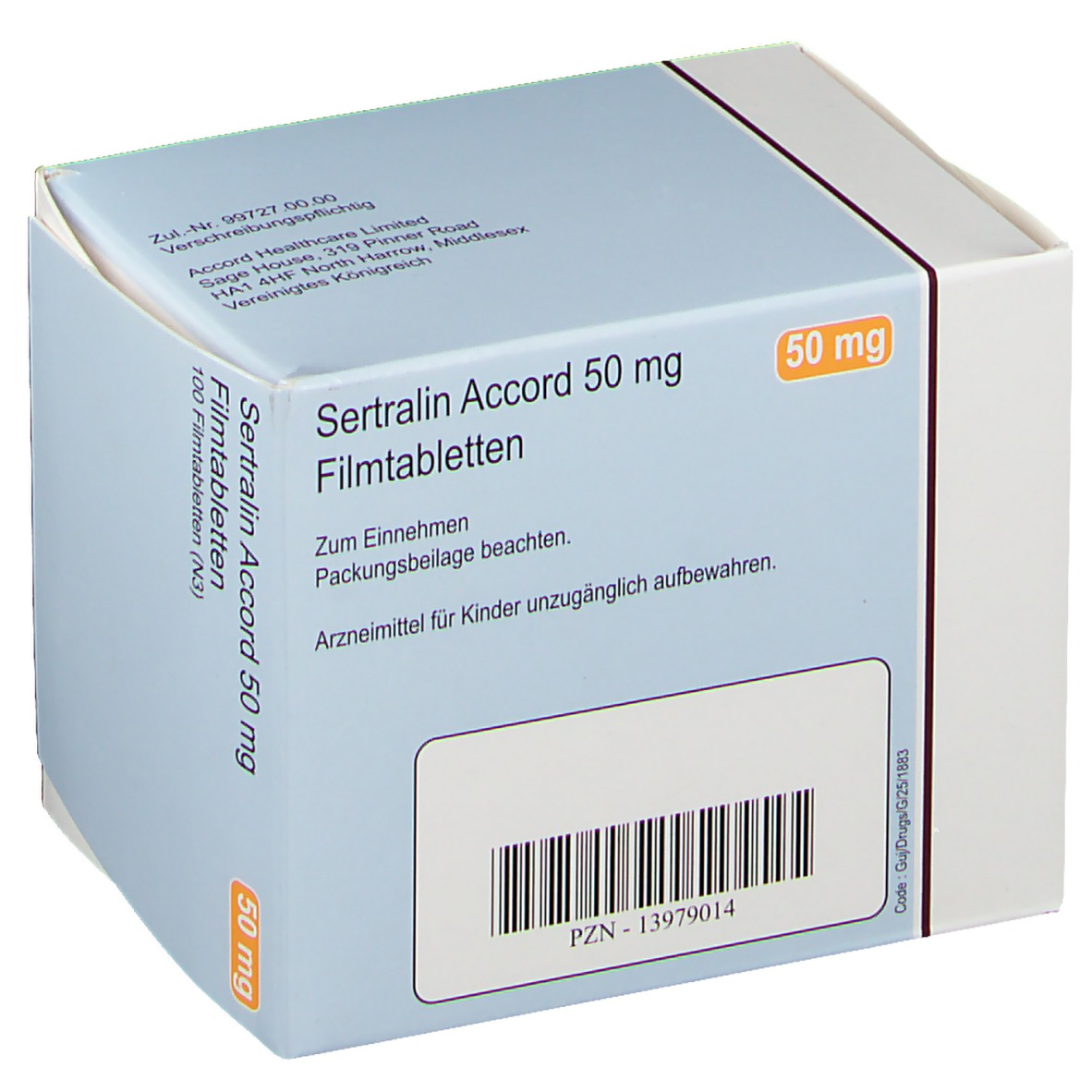 SERTRALIN Accord 50 mg Filmtabletten 100 St - shop-apotheke.com