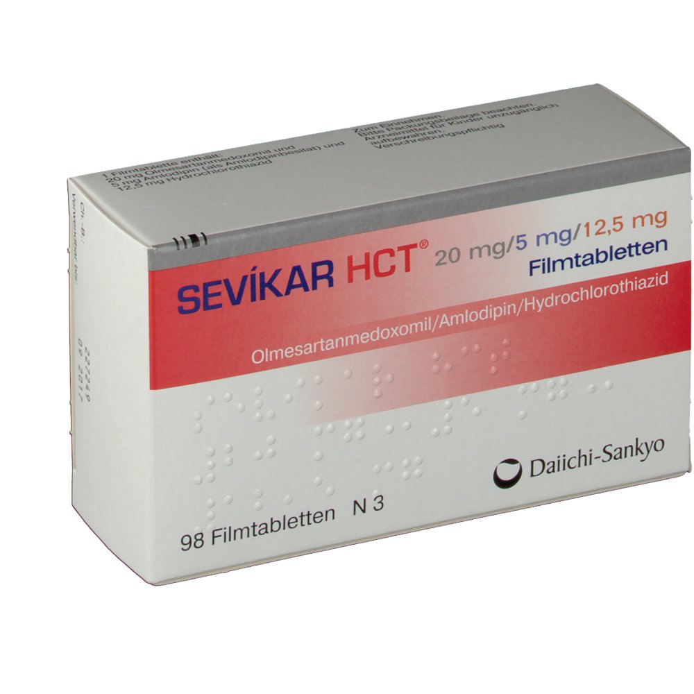 SEVIKAR HCT 20mg/5mg/12,5mg 98 St - shop-apotheke.com