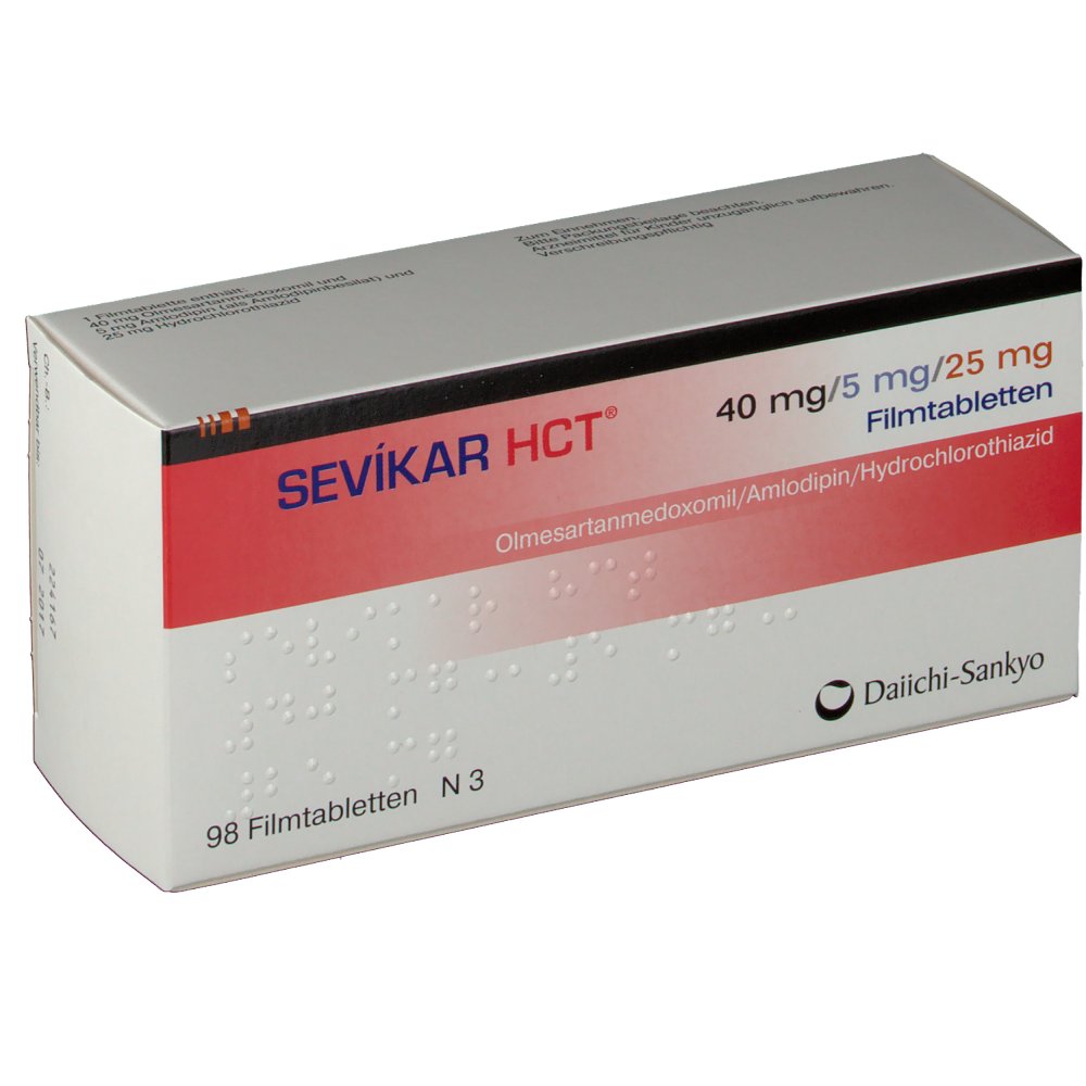 SEVIKAR HCT 40mg/5mg/25mg 98 St - shop-apotheke.com
