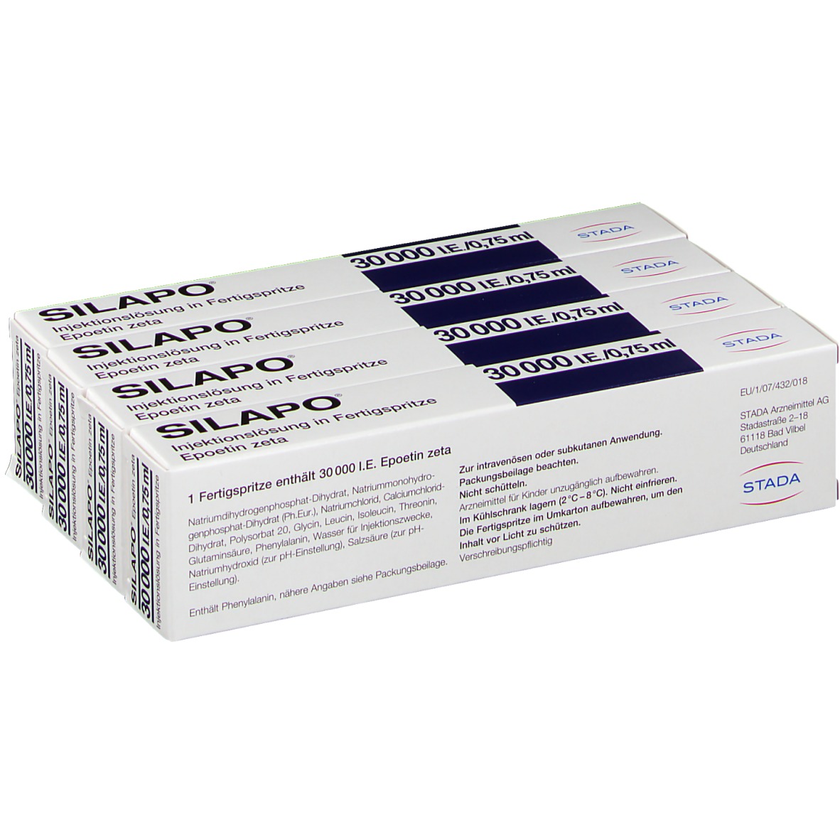 SILAPO 30.000 I.E./0,75 ml Fertigspritzen 4 St - shop-apotheke.com