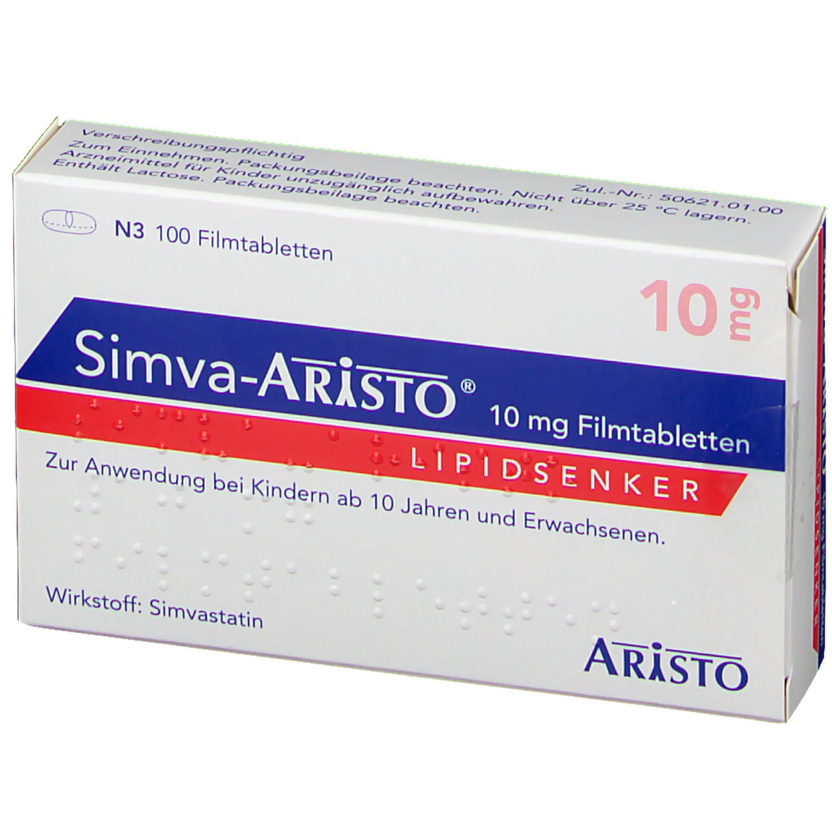 Simva-Aristo® 10 mg 100 St - shop-apotheke.com