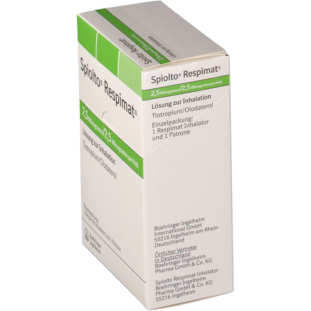 SPIOLTO Respimat 2,5 µg/2,5 µg pro Hub Inhal.-Lsg. 4 ml - shop-apotheke.com