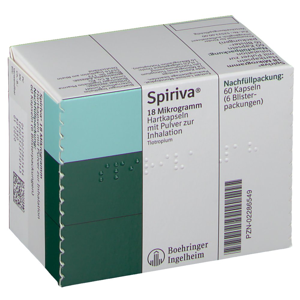 Spiriva 18 µg Kapseln Nachfüllpackung 60 St - shop-apotheke.com