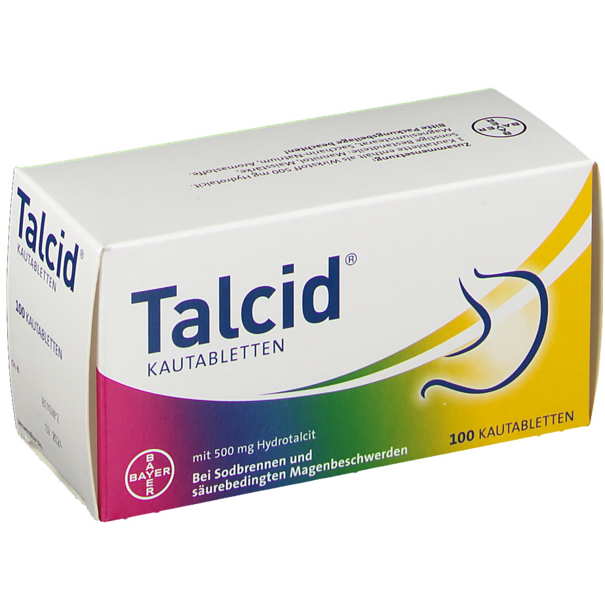Talcid® Kautabletten 500 mg 100 St - shop-apotheke.com