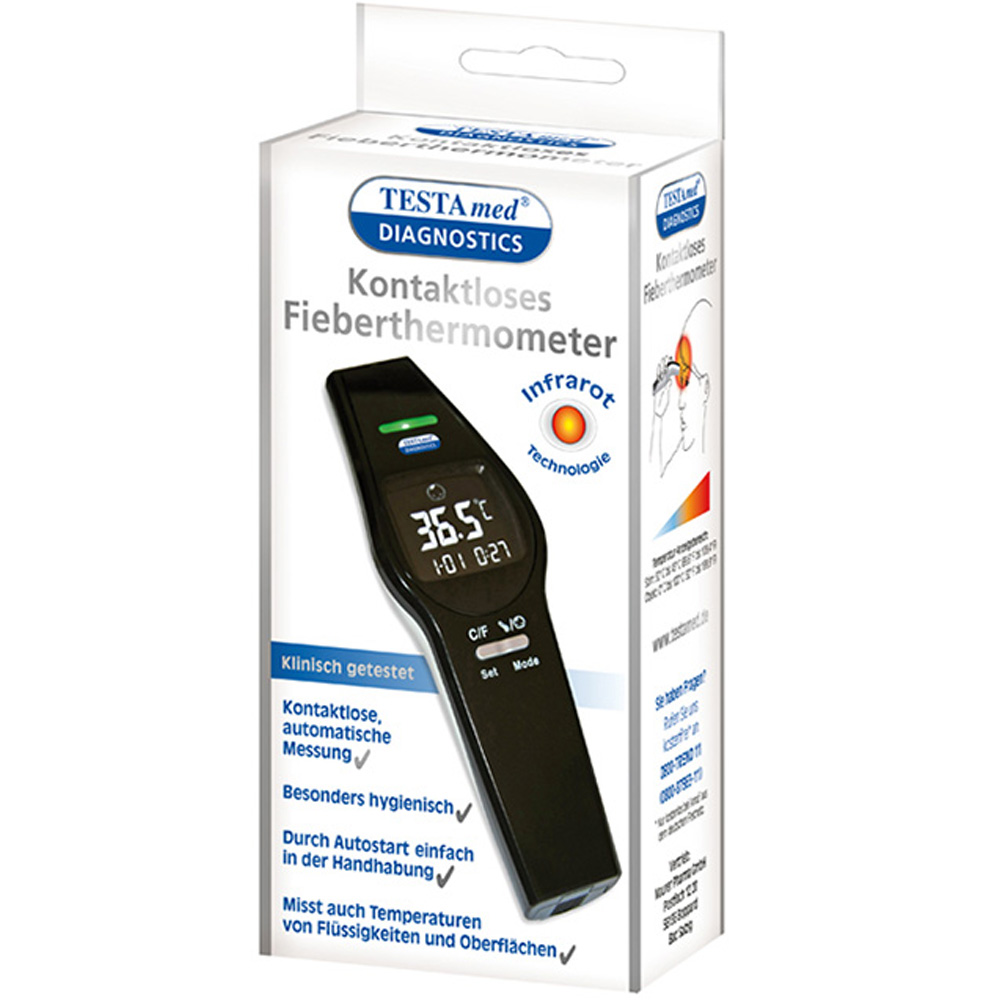 TESTAmed® DIAGNOSTICS Kontaktloses Fieberthermometer 1 St - shop ...