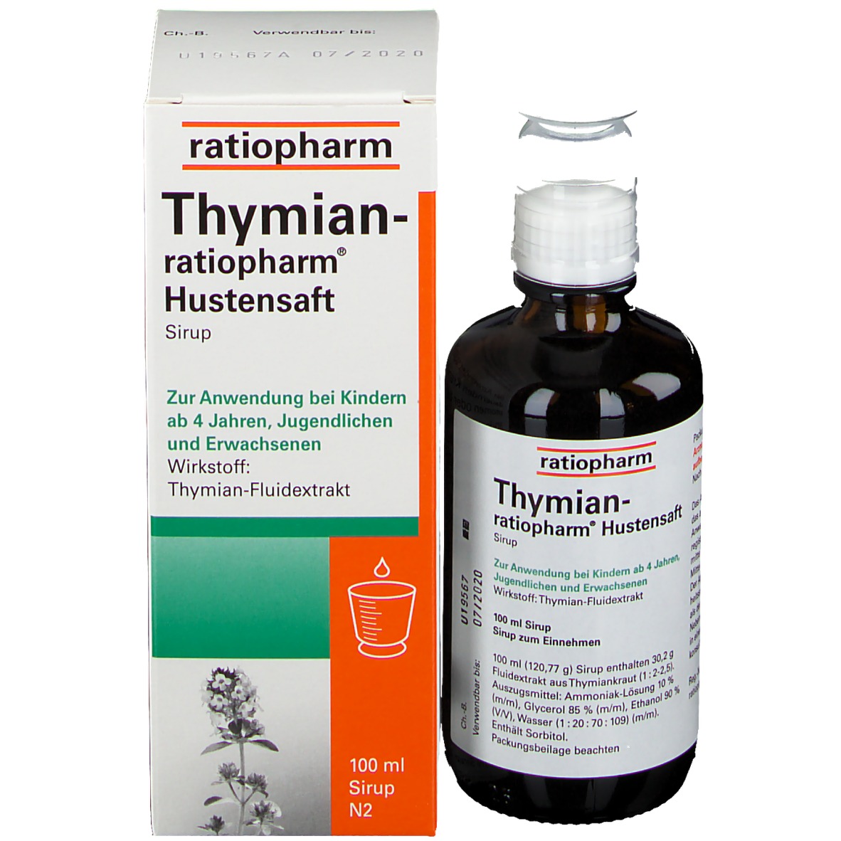 Hustensaft Mit Thymian Und Spitzwegerich