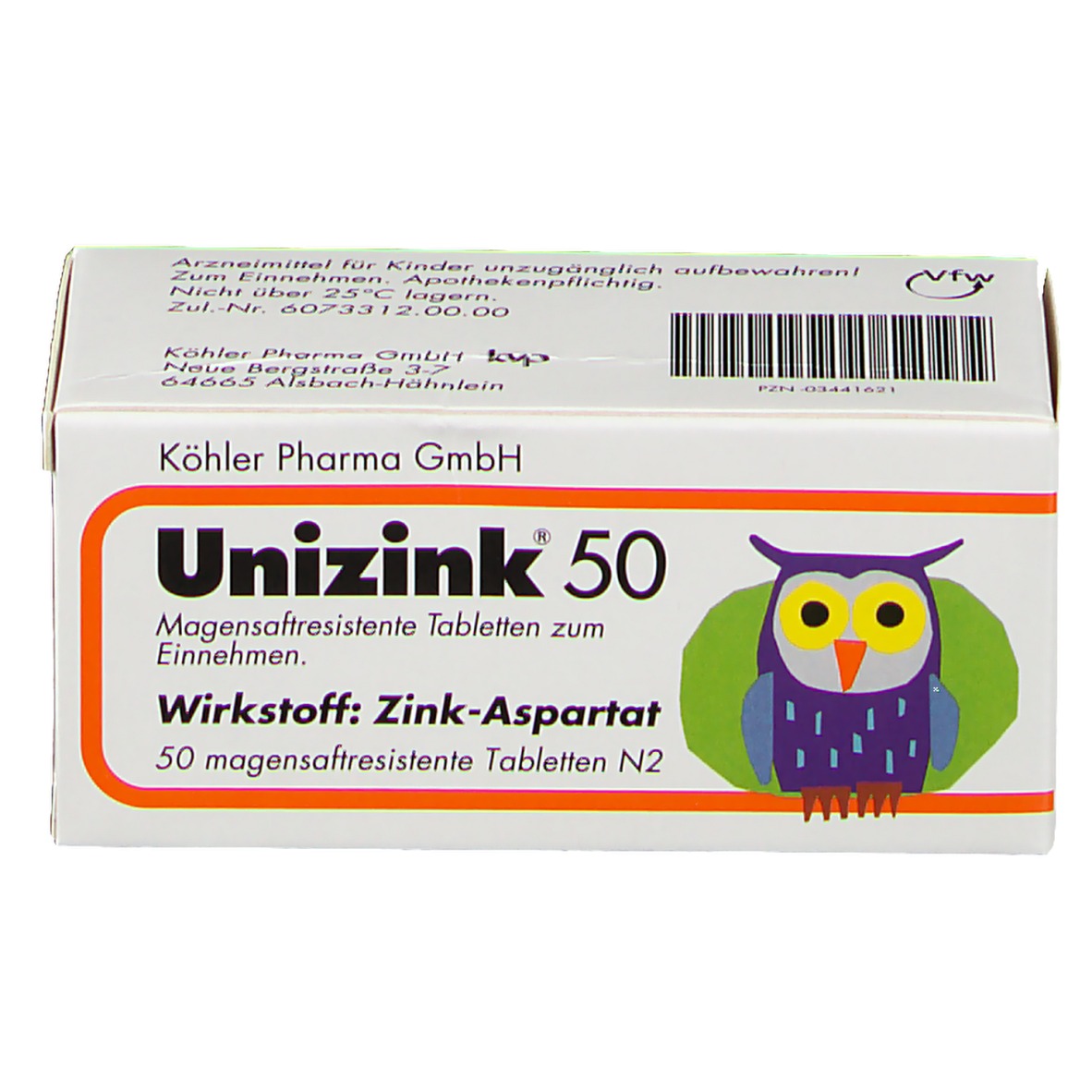 Unizink® 50 Tabletten 50 St - shop-apotheke.com