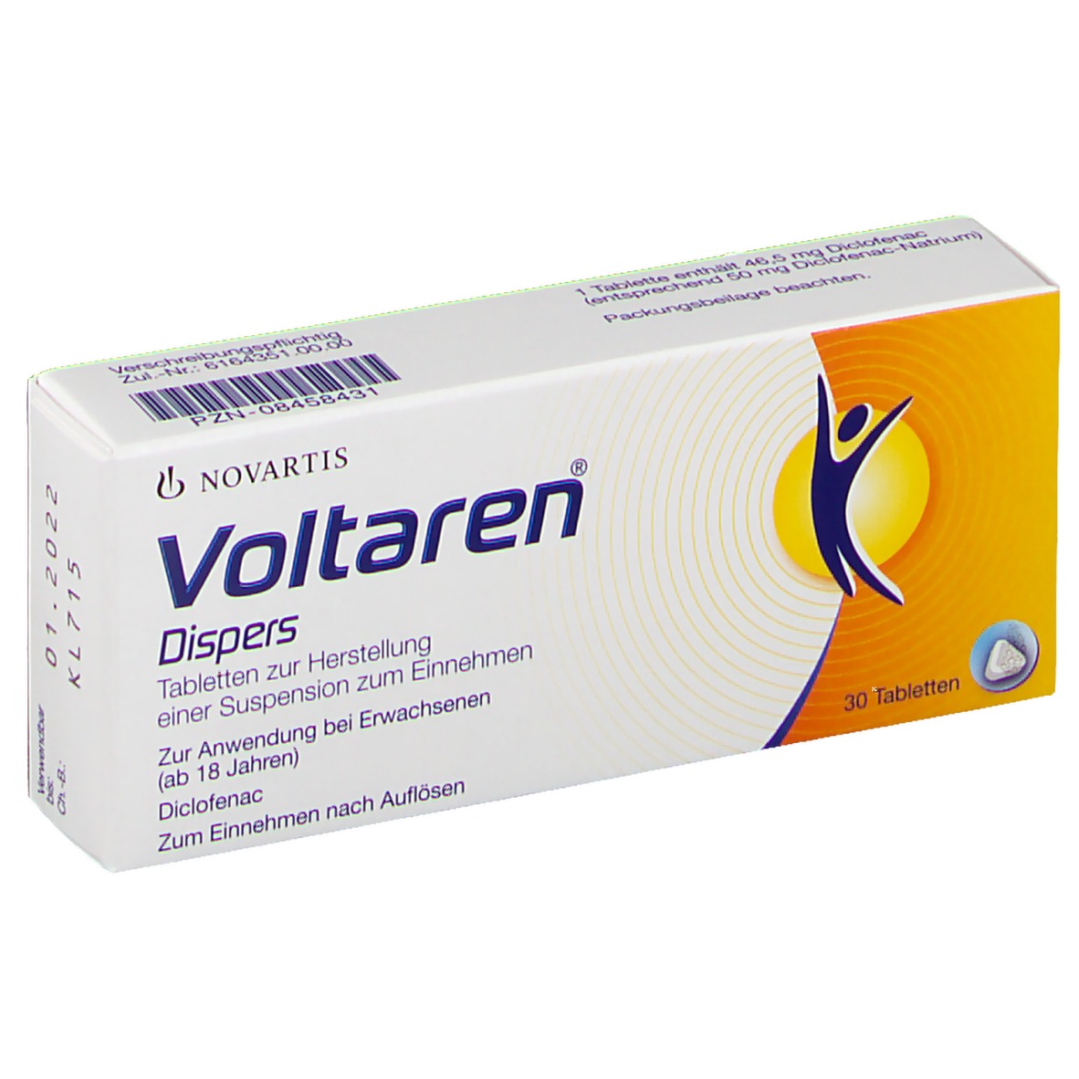 VOLTAREN Dispers 46,5 mg Tab.z.Her.e.Sus.z.Einn. 30 St - shop-apotheke.com