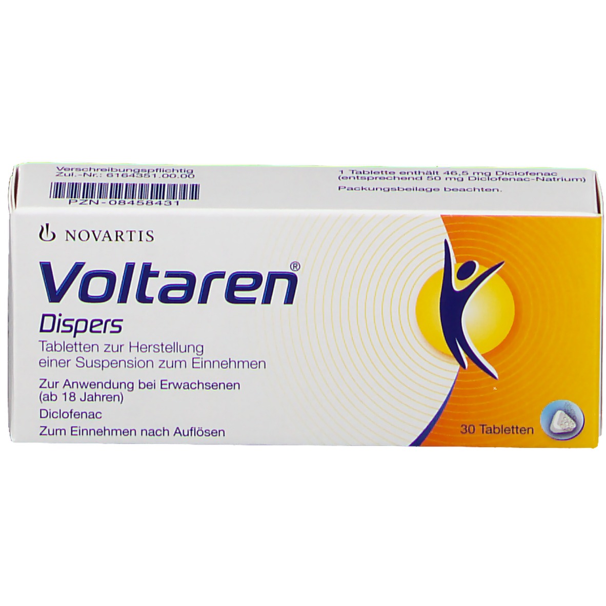 VOLTAREN Dispers 46,5 mg Tab.z.Her.e.Sus.z.Einn. 30 St - shop-apotheke.com