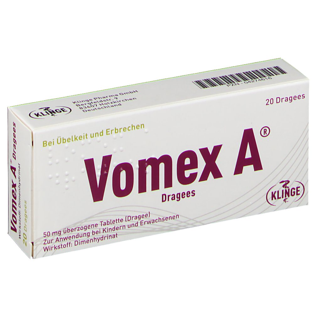 Vomex A® Dragees 20 St - shop-apotheke.com