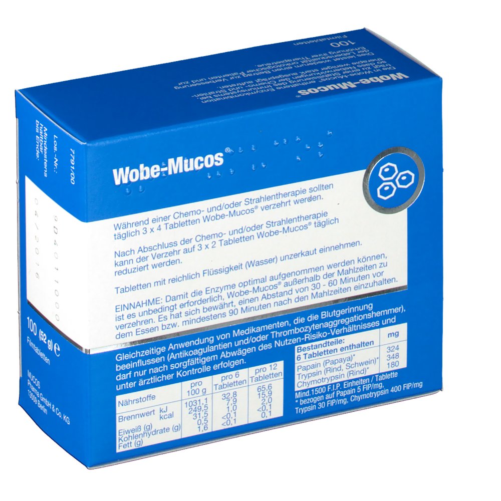 Wobe-Mucos® 100 St - shop-apotheke.com