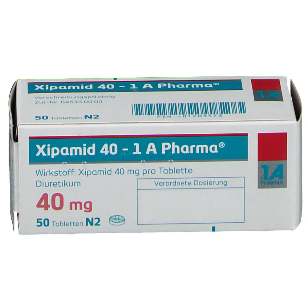 XIPAMID 40 1A Pharma Tabletten 50 St - shop-apotheke.com