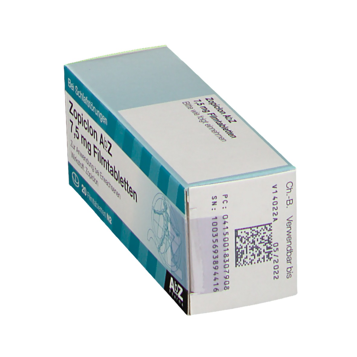 Zopiclon Abz 7,5 mg 20 St - shop-apotheke.com